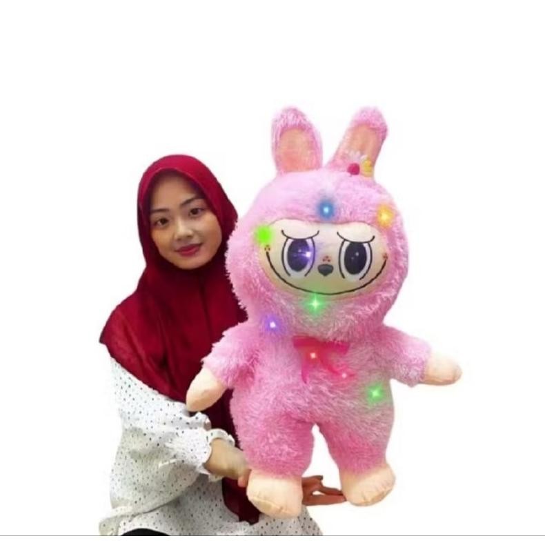 Jual Boneka Led Labubu Jumbo 60 Cm Murah Bisa Menyala Pakai Lampu Led ...