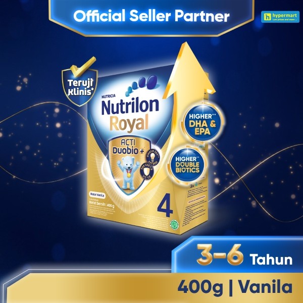Jual NUTRILON ROYAL 4 ACTI DUOBIO VANILLA BOX 400 GR | Shopee Indonesia