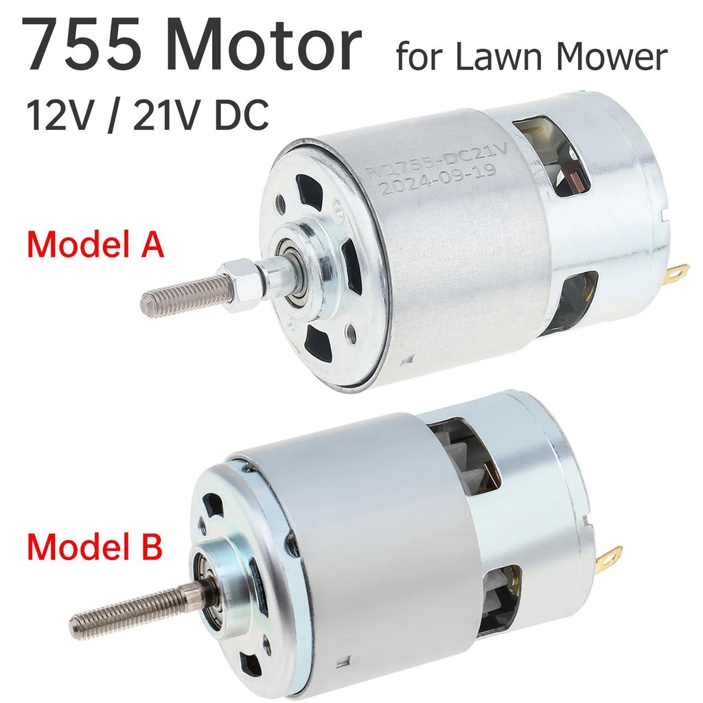 Jual 755 Dc Motor 12V / 21V Grass Cutter Motor For Weed Trimmer ...