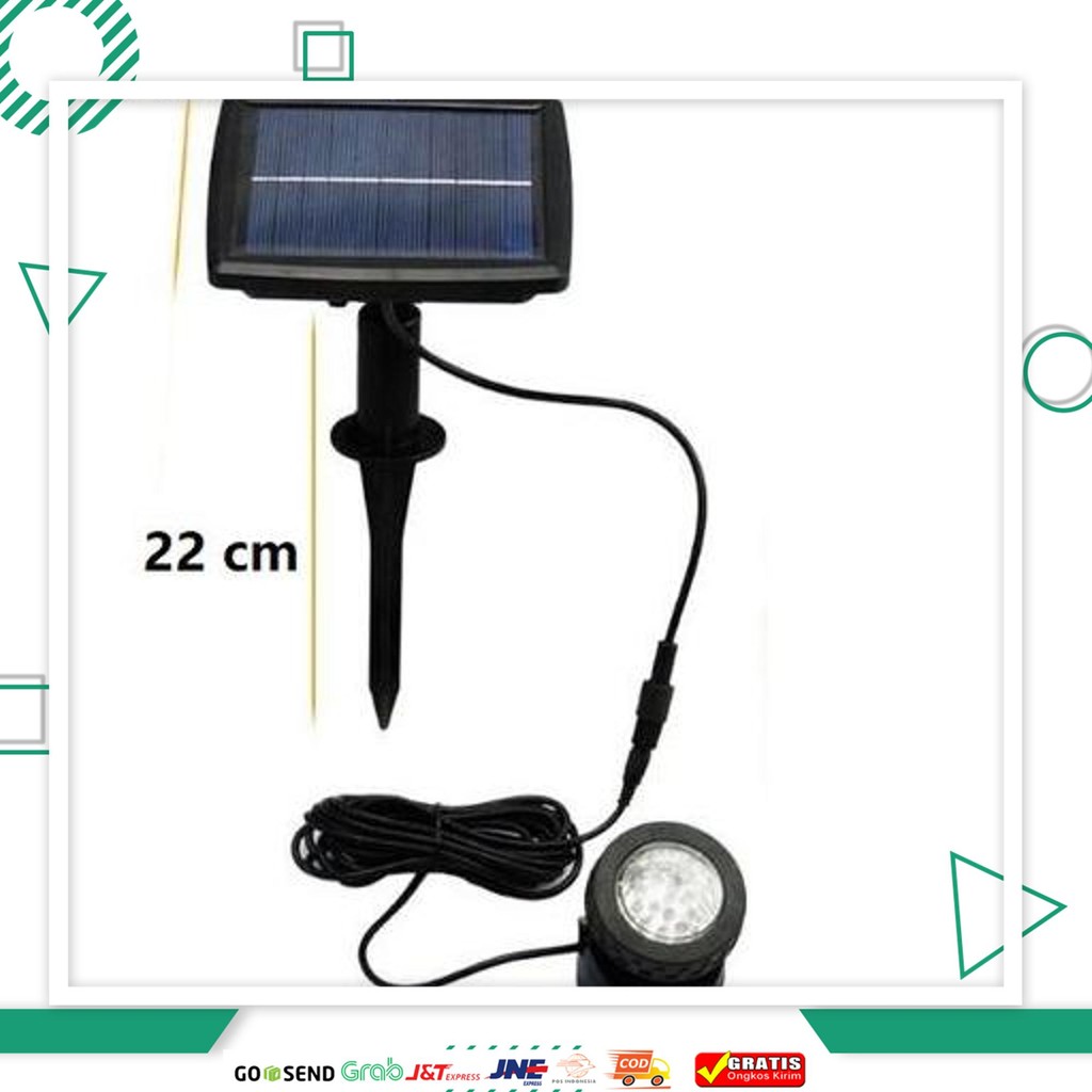 Jual Lampu Sorot Celup Rendam Air Ada Pilihan 6 12 18 Led Solar Cell ...