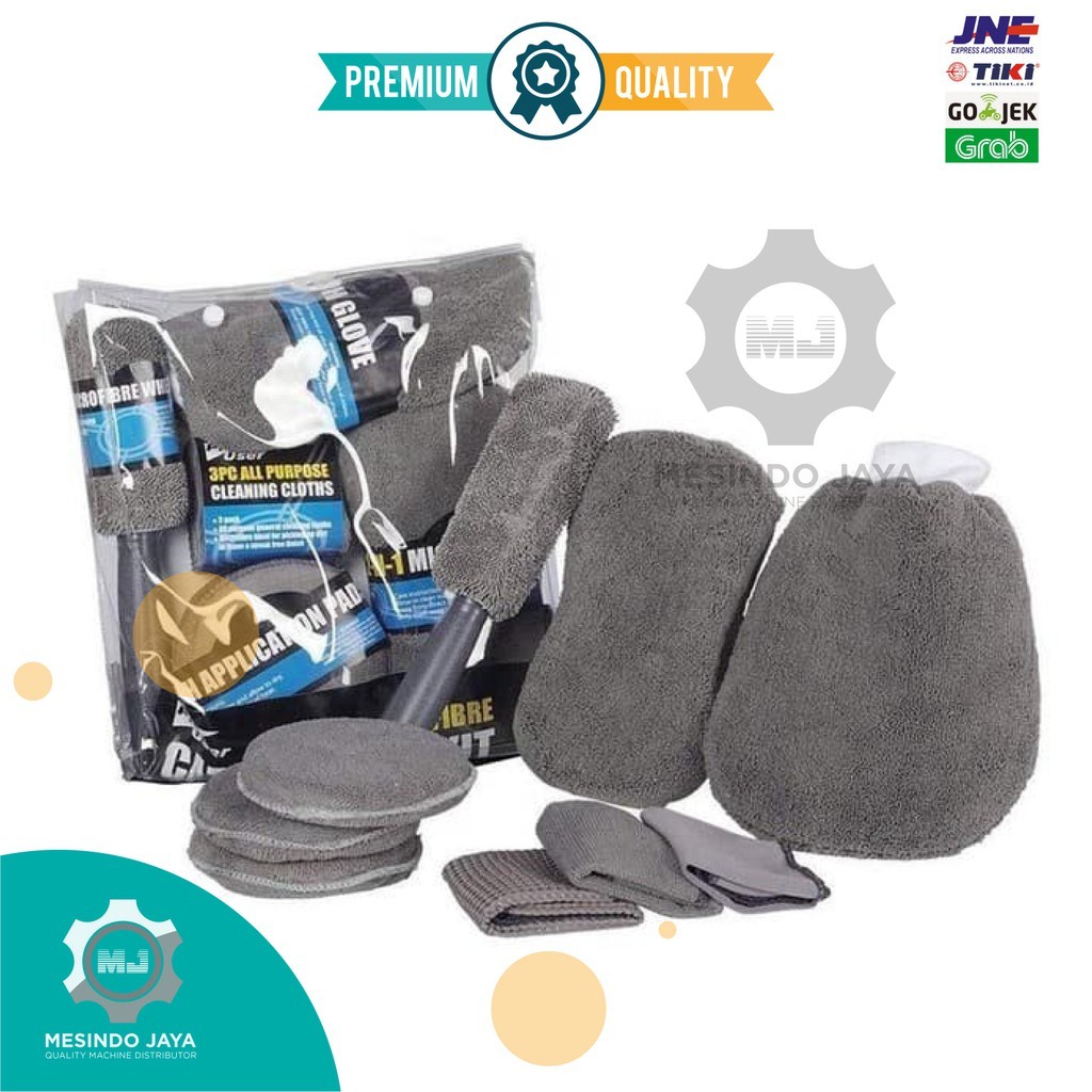 Jual Ain Lap Crofiber Cuci Mobil Et 9 Pc Emoceng Crofiber Car Wah ...