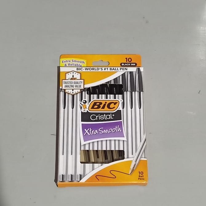Jual Produk Baru!! Pulpen BIC Cristal Xtra Smooth 1.0 mm Black Hitam ...