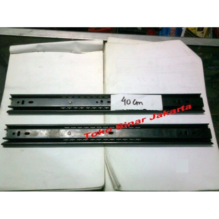 Jual Rel Laci 40 cm Double Track Ball Bearing | Shopee Indonesia