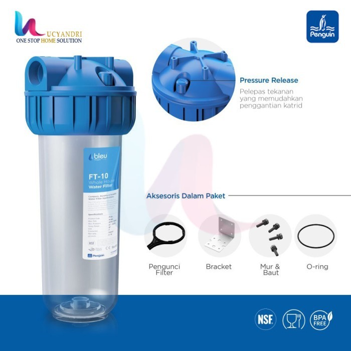 Jual SARINGAN FILTER AIR Kotor Bau Kuning SUMUR/TANAH/PDAM Isi 2 PP ...