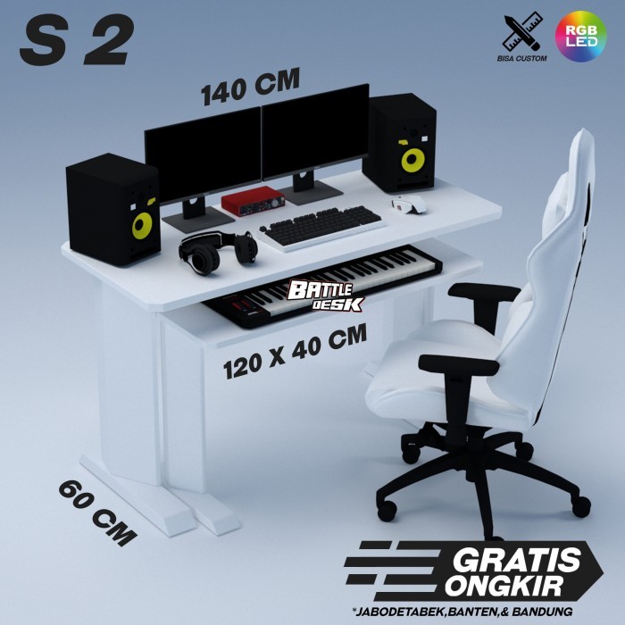 Jual BATTLEDESK S2 -Meja Recording Dual Desk Studio Musik Rekaman ...