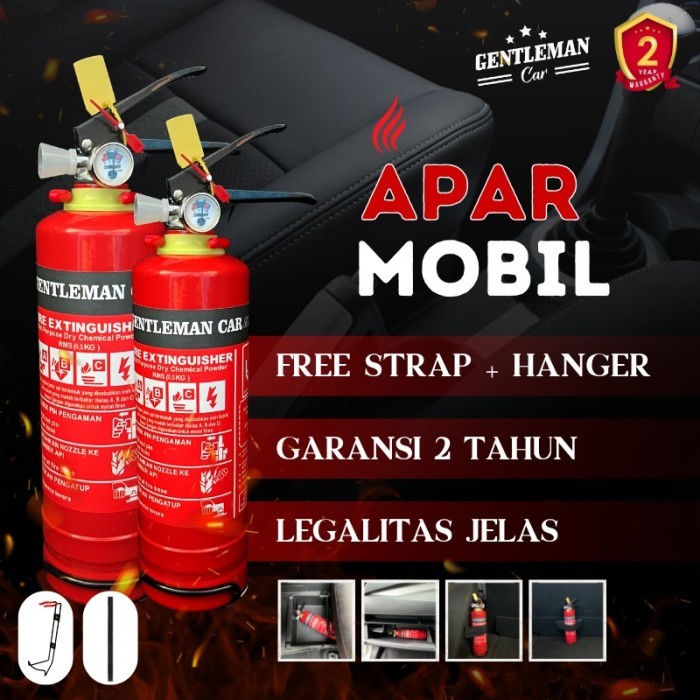 Jual APAR MOBIL 0.5KG & 1KG GENTLEMAN CAR TABUNG PEMADAM RACUN API ...