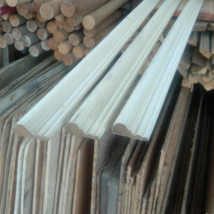 Jual LIST LIS KAYU WALL MOLDING WAINSCOATING TEMBOK DEKORASI RUMAH 3 ...