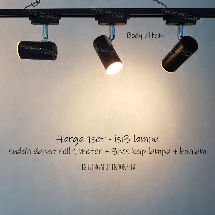 Jual Bagus Lampu Spotlight Sorot Rell 1Meter Led Spot Light Track ...