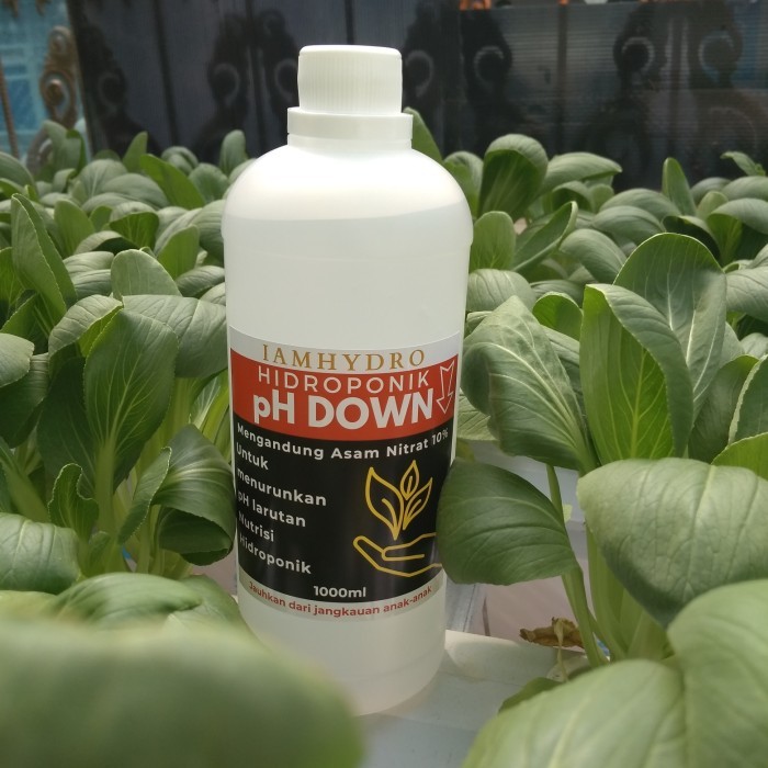 Jual pH Down 1 Liter dari Asam Nitrat 10 % dan Air RO untuk Hidroponik | Shopee Indonesia