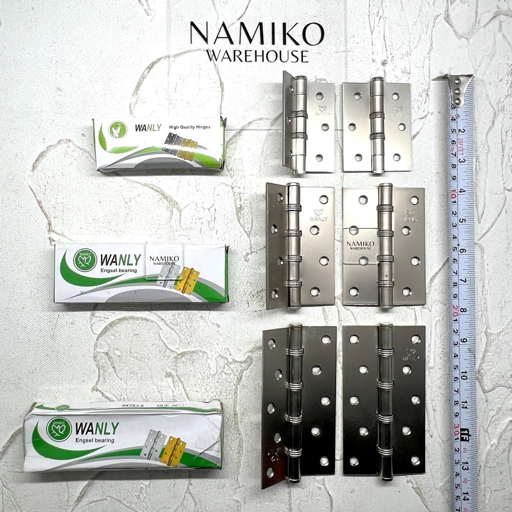 Jual WANLY engsel pintu jendela bearing 3 4 5 inch SN | Shopee Indonesia