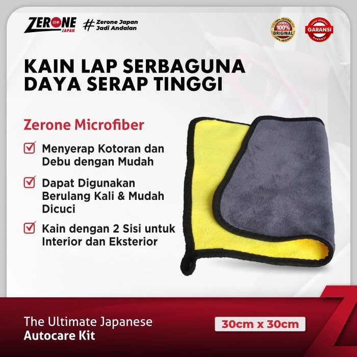 Jual Zerone Lap Kain Microfiber Serbaguna Lembut Halus Tebal Anti Lecet | Shopee Indonesia