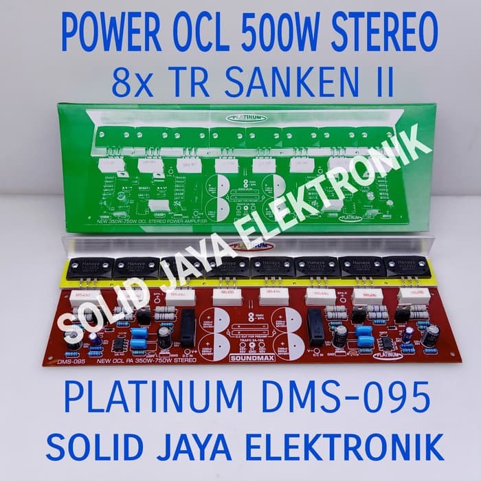 Jual Sanken II 500W STEREO POWER AMPLIFIER KIT OCL DMS-095 DMS 095 ...