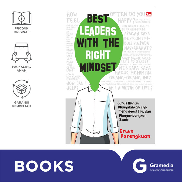 Jual BUKU BEST LEADERS WITH THE RIGHT MINDSET (ERWIN PARENGKUAN) | Shopee Indonesia