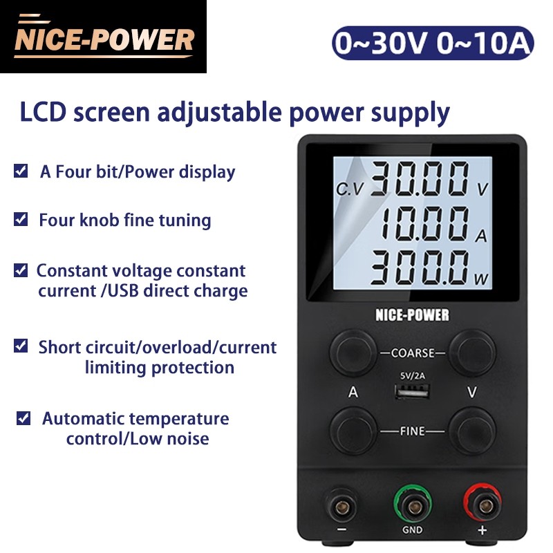 Jual Catu Daya Switching Lab DC NICE-POWER Untuk Ponsel SPS3010D Regulator Tegangan 60V 5A yang ...