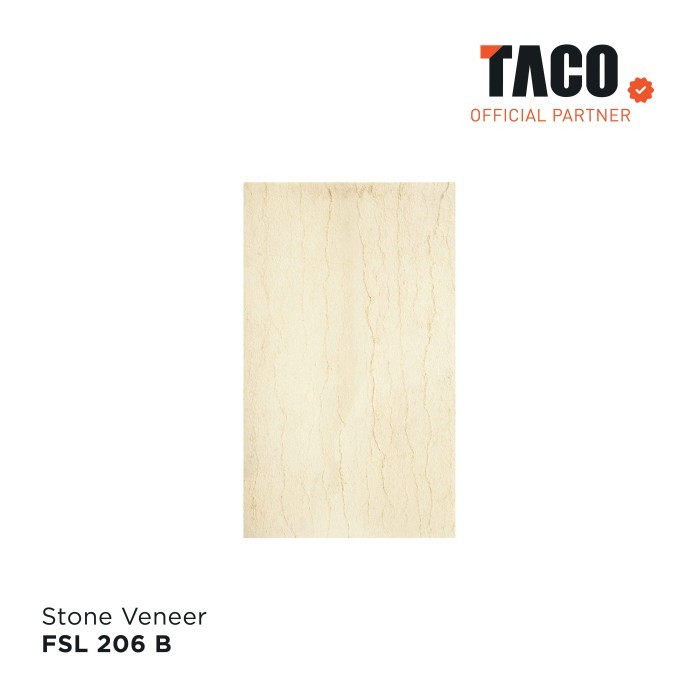 Jual TACO Fideco Wall Panel Stone Veneer Non Translucent Tebal 2mm Ukuran 122cm x 61cm per ...