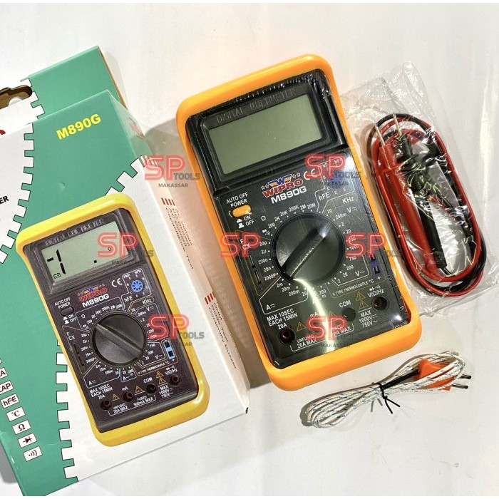 Jual Digital Multi Tester / Multi Tester Digital / Avometer Wipro M890G ...