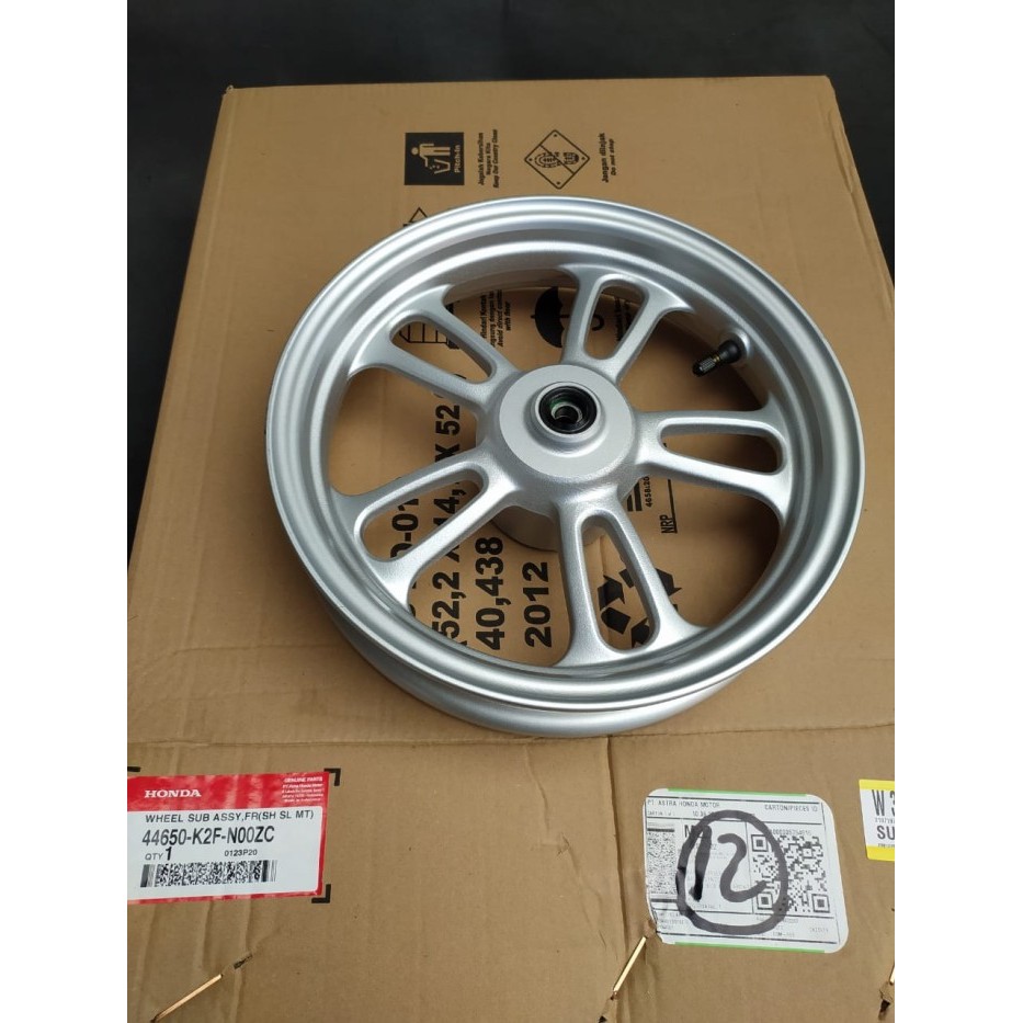 Jual Velg Cw Scoopy 2020 Silver Depan Ori Ahm 44650-K2F-N00Zc Barang ...