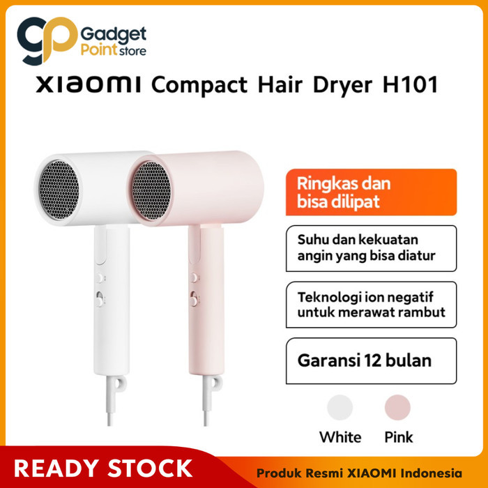 Jual Xiaomi Compact Hair Dryer H101 - Garansi Resmi 1 Tahun | Shopee ...