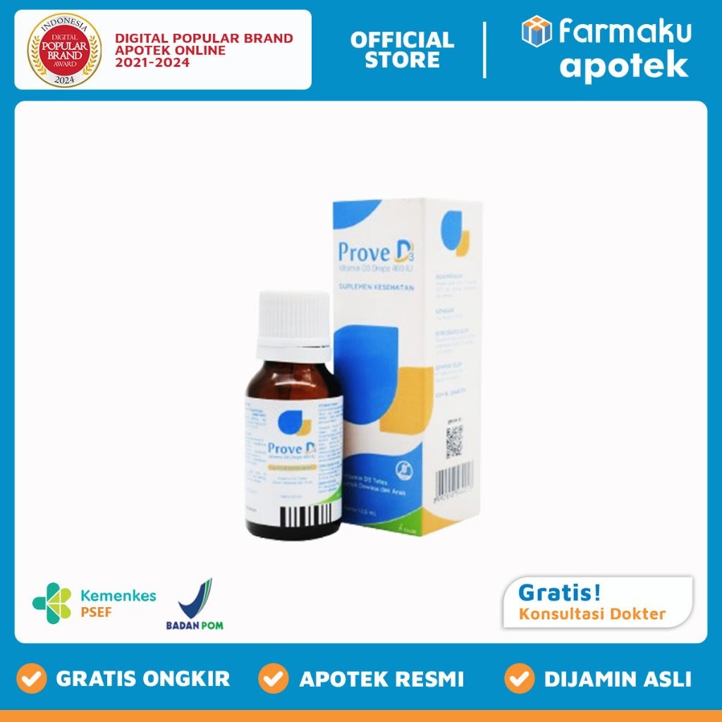 Jual Prove D3 Drop 12.5ml - BIN | Shopee Indonesia