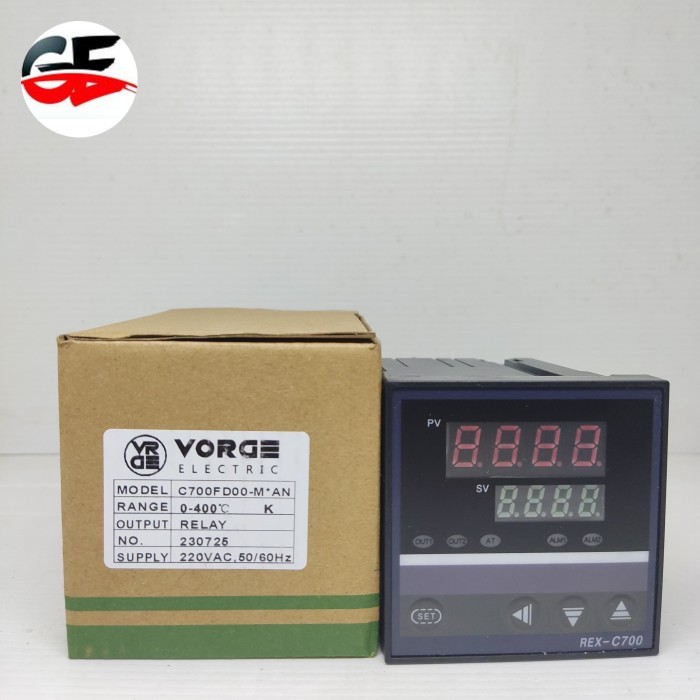 Jual PID DIGITAL TEMPERATURE KONTROL REX-C700 THERMOSTAT VORGE CONTROL | Shopee Indonesia