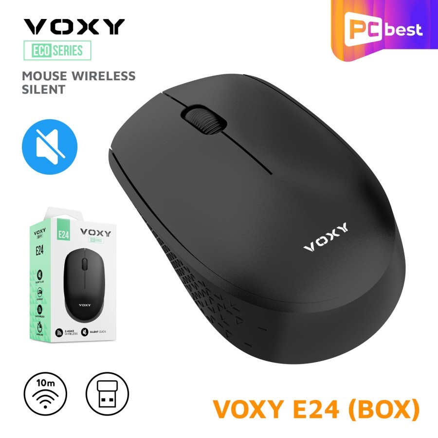 Jual Mouse Wireless Voxy E24 Silent (box) Mouse Wireless Silent Click ...