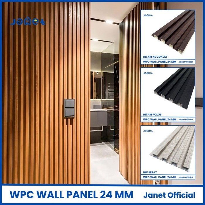 Jual Wpc Wall Panel Dekor Dinding 300cm Wood Panel 3m Pvc Terbaru | Shopee Indonesia