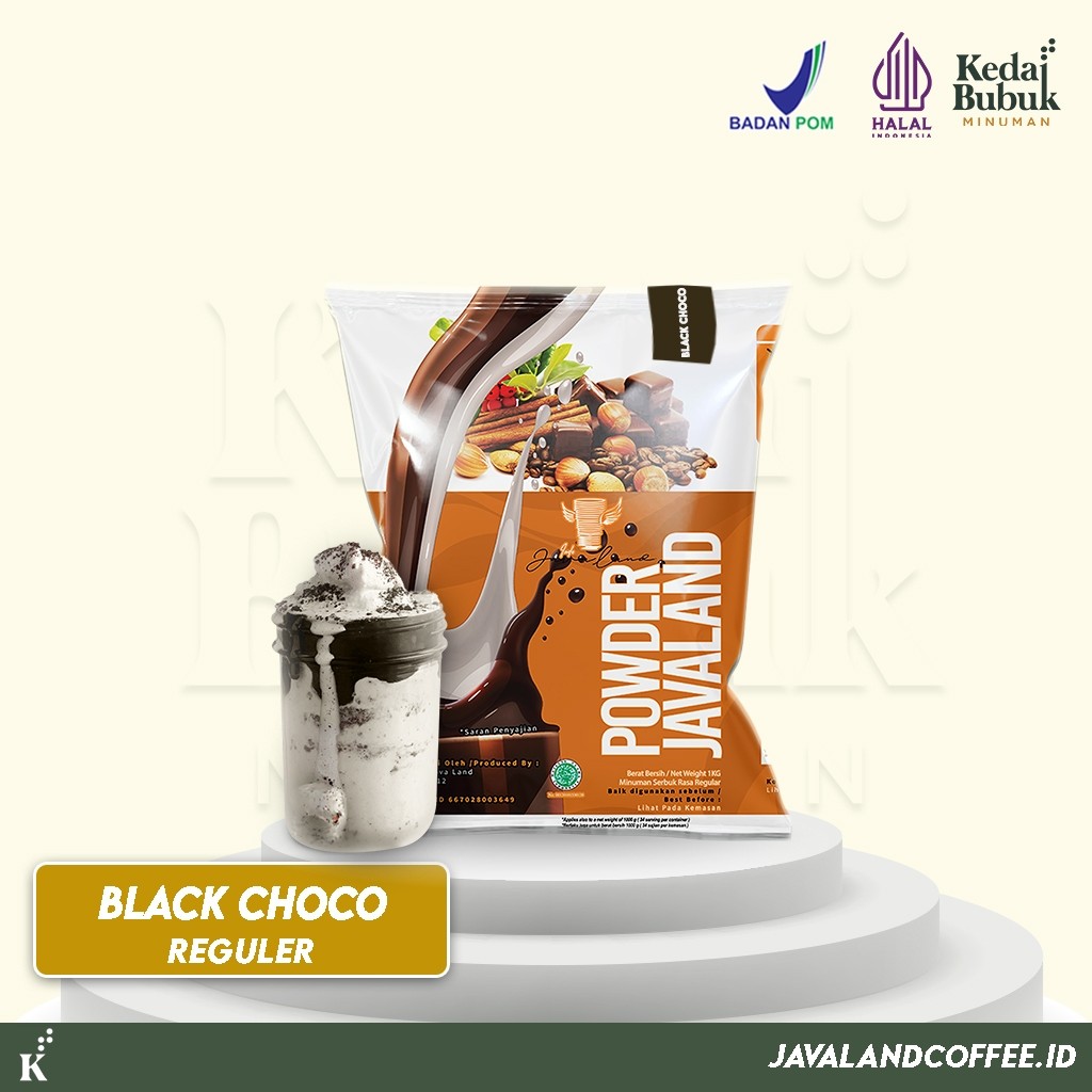 Jual Javaland Bubuk Minuman Rasa Black Choco 1Kg - Regular Plain ...
