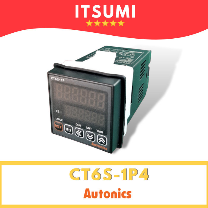 Jual Counter Timer Autonics Ct6S-1P4 Ct6S 1P4 Ct6S1P4 | Shopee Indonesia