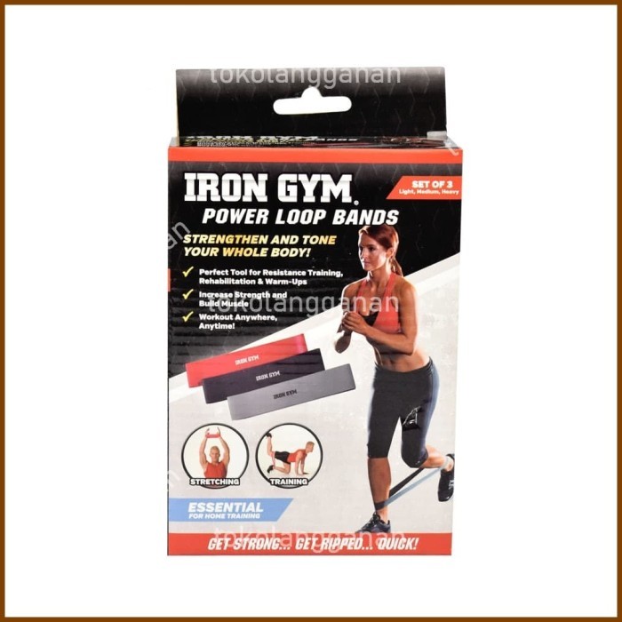 Jual Iron Gym Power Loop Bands - Hitam | Shopee Indonesia