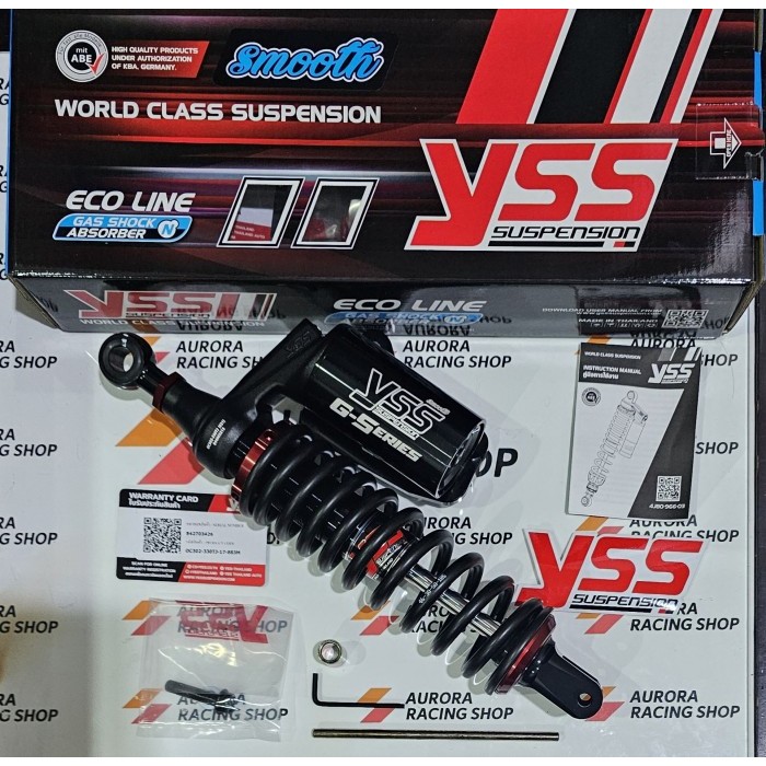 Jual Shock Yss New G Plus 330 Mm Black Series For Vari0 125 / Vario 150 ...