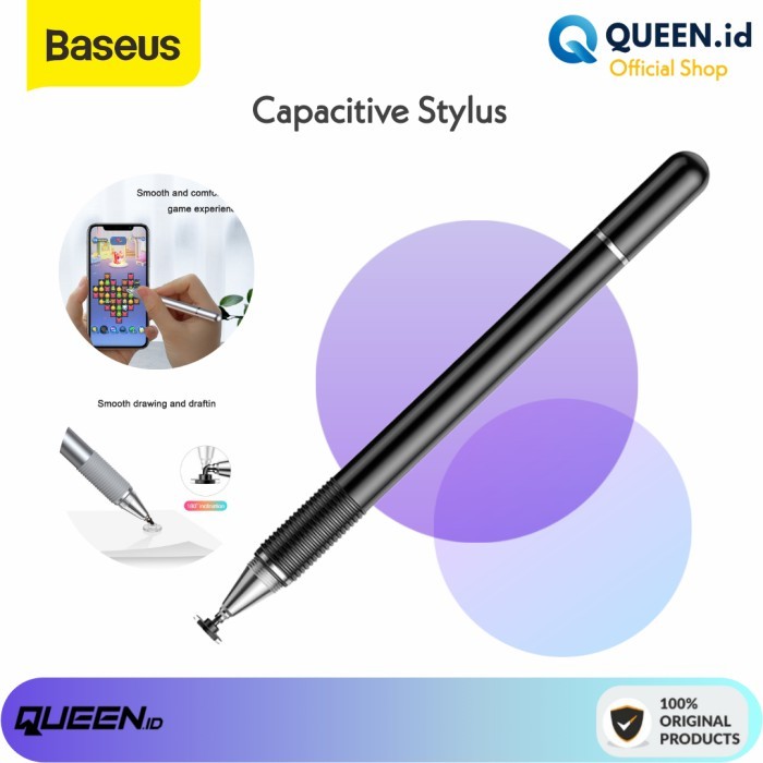Jual Baseus Stylus Pen Universal Touch Screen 2in1 Capacitive ...