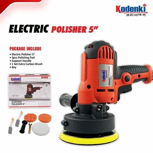 Jual Mesin Poles Mobil Kodenki 5 Inch Variable Speed Alat Polisher Sander Original Dan ...