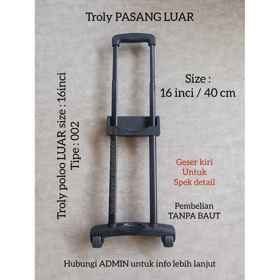 Jual :::::::] troly koper polo troli tas travel bag troly polo troli ...