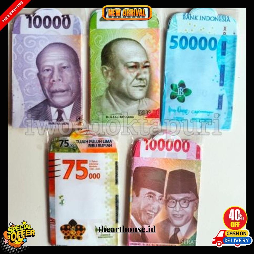 Jual Amplop Angpao Lebaran Snack Lucu Unik Viral Isi 10Pcs Terbaru 7X12 ...