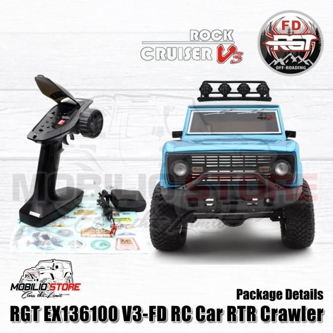 Jual Promo Rc Rgt 136100V3 Fd 1/10 Scale 4Wd Rock Crawler Cruiser Rtr ...