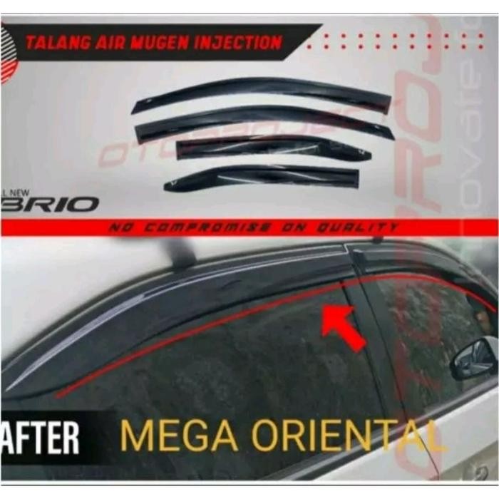 Jual TERBARU OTOPROJECT DOOR VISOR / TALANG AIR MUGEN INJECTION ALL NEW BRIO 2018-2024 | Shopee ...