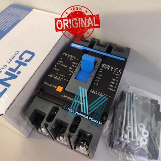 Jual Promo Mccb 10A/16A/20A/25A/32A/40A/50A/63A NXM-63S 3p 25KA CHINT ORIGINAL COD | Shopee ...