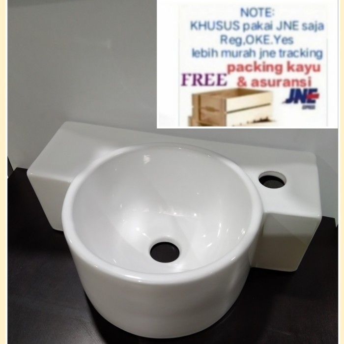 Jual {{{{}}] wikea K211 wastafel gantung bulat kecil mini sink cuci ...