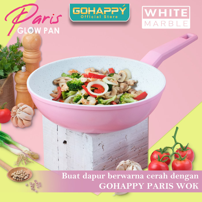 Jual Wok Pan Paris 24 Cm Wajan Panci Lebar Wokpan Glowpan Pink Ghp10 ...