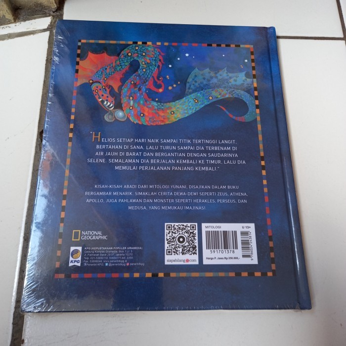 Jual BUKU MITOLOGI YUNANI KISAH KLASIK DEWA DEWI PAHLAWAN DAN MONSTER ...
