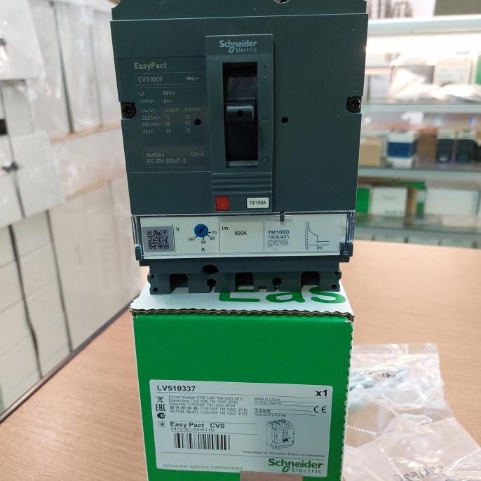 Jual Promo MCCB CVS100F 3P-70-100A 36KA SCHNEIDER ORIGINAL COD | Shopee Indonesia