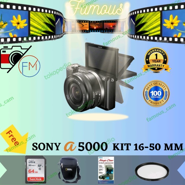 Jual Sony A5000 Kit 16-50 Mm / Kamera Sony A5000 Kit 16-50 Mm Oss ...