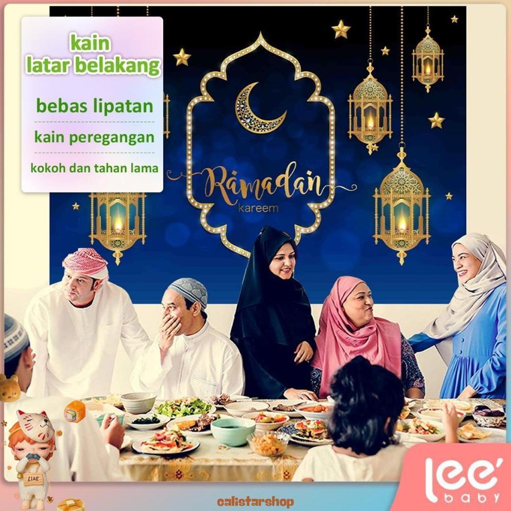 Jual Backdrop Spanduk Wallpaper Muslim, Poster, Perlengkapan Dekorasi ...