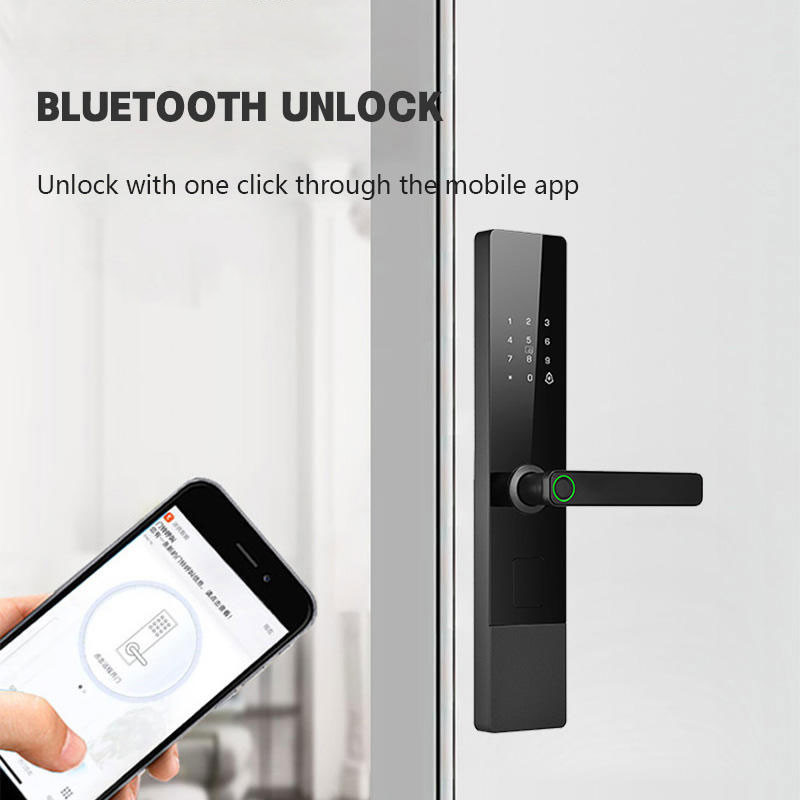 Jual Smart Door Lock TT Lock App WiFi Fingerprint Password | Shopee ...