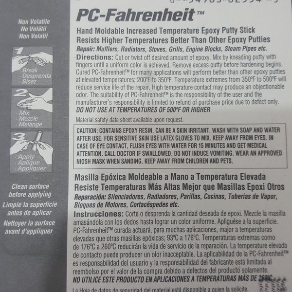 Jual Pc Fahrenheit Epoxy Putty Lem Porting Epoxy Putty Made In Usa ...