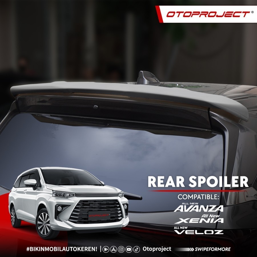 Jual Otoproject - Rear Spoiler A.N Veloz / Avanza / Xenia 2022 (Non ...