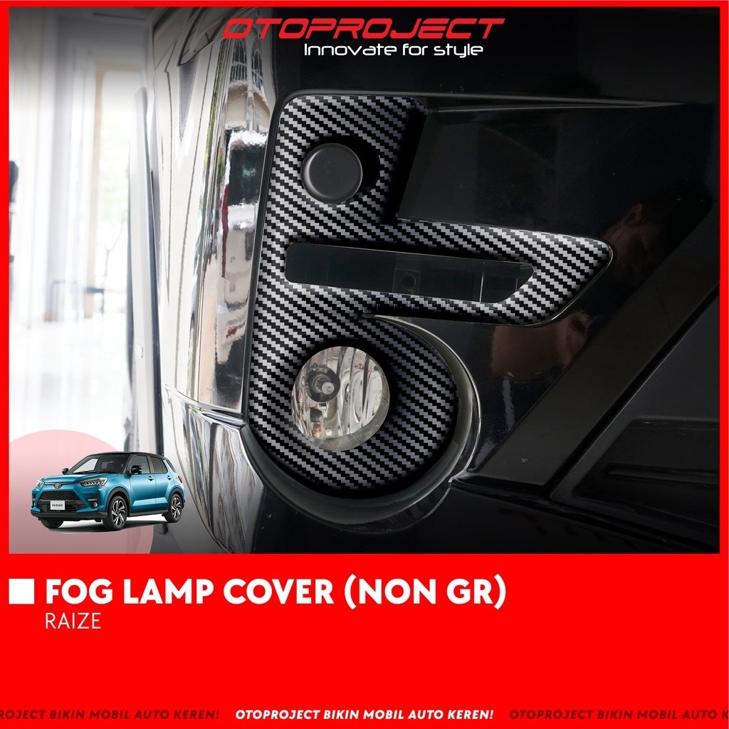 Jual Otoproject - Fog Lamp Cover Raize (Non Gr) Chrome | Cover Lampu ...