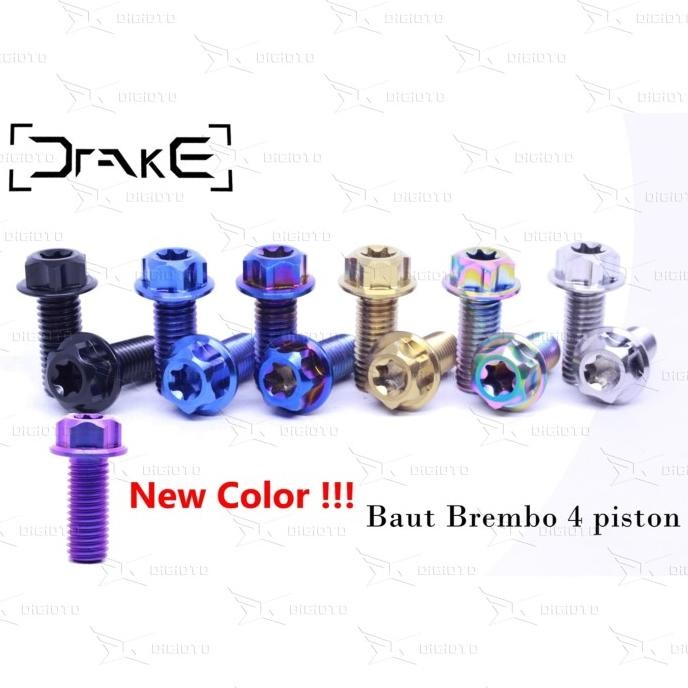 Jual DRAKE BAUT KALIPER BREMBO 4 PISTON 1 SET ORIGINAL DAN TERPERCAYA | Shopee Indonesia