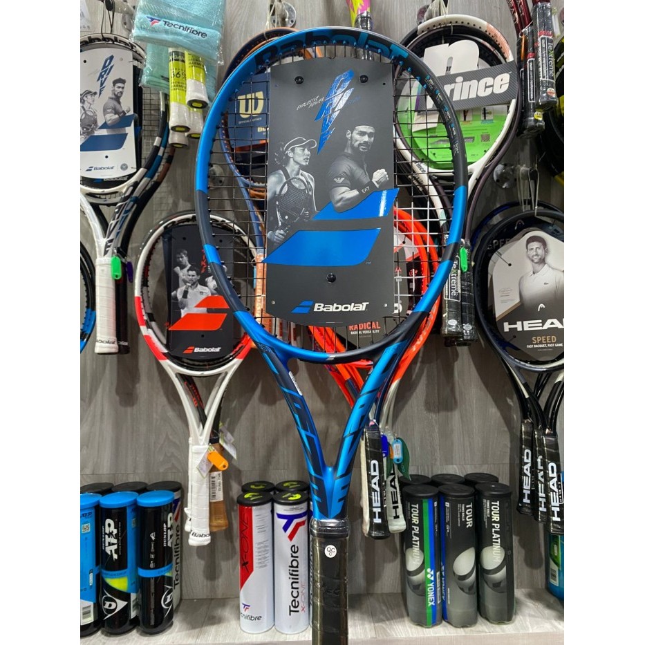 Jual Raket Tenis Babolat Pure Drive Blue Jr 26 [250gr/100inc] | Shopee ...