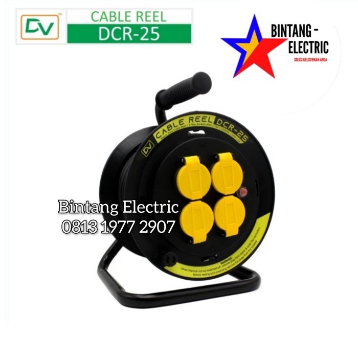 Jual Kabel Roll Ip44 25M Dv Cable Reel Ip44 25M Dv Dcr-25 | Shopee ...